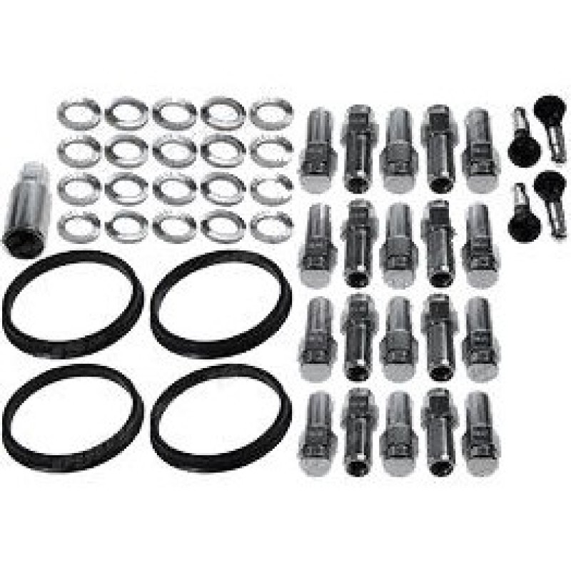 Race Star 601-1432-20 14mm x 1.5 Closed End Lug Kit 1.38" Shank with 7/ ...