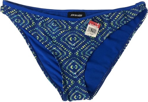 Joe Boxer Swim Bikini Bottom Womens Juniors Size L Blue Green Multi NWT ...