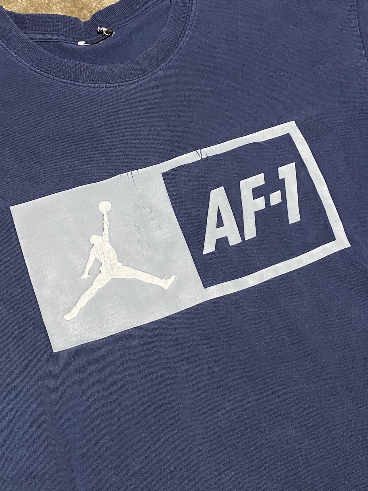 Vintage 2000s Air Jordan Nike AF1 Fusion Promo Graphi… - Gem