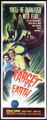 TARGET EARTH VENUSIAN ROBOT SCIENCE FICTION 1954 INSERT | eBay
