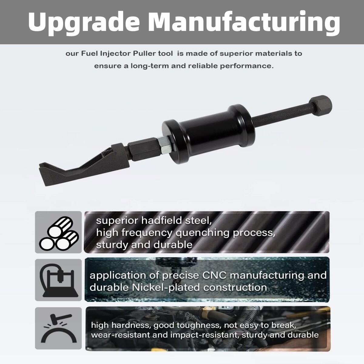 7121 Fuel Injector Nozzle Puller Tool For Case, Caterpillar, GM, John ...