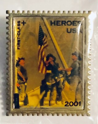2001 USPS Heroes of 9/11 First Responders Commemorative Stamp Pins | eBay