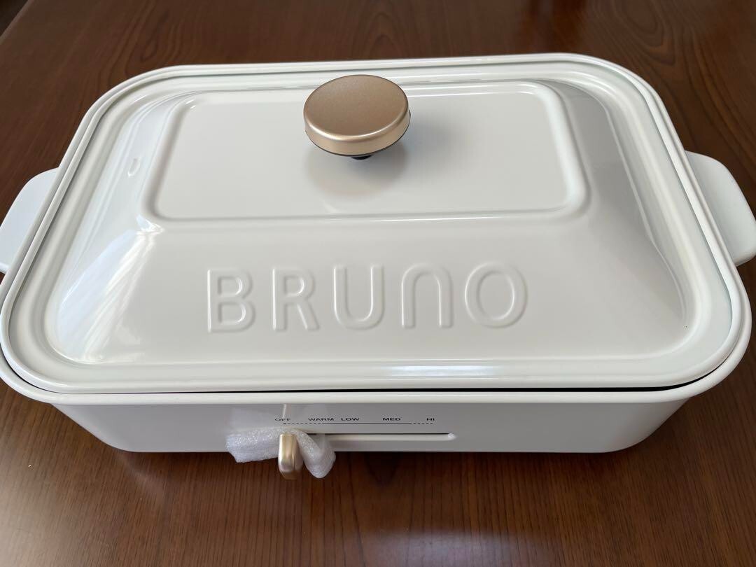 BRUNO Compact Hot Plate White BOE021-WH AC100W Grill Takoyaki ...