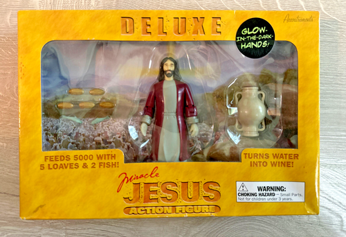 Accoutrements Deluxe Miracle Jesus Action Figure with Glow in Dark ...