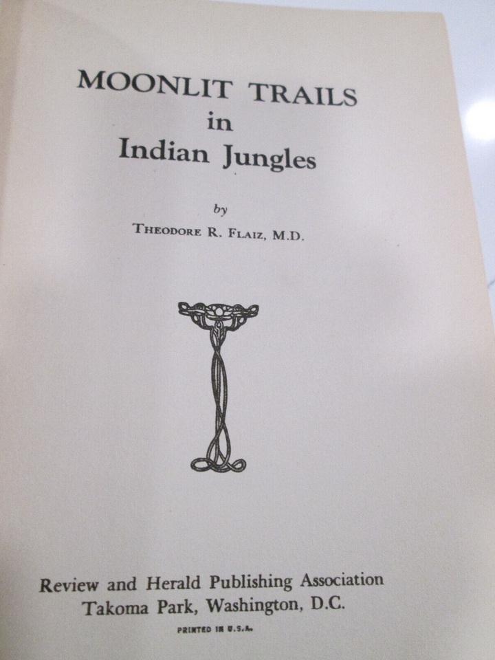 Flaiz MOONLIT TRAILS IN INDIAN JUNGLES Big Game Hunting Book 1938 | eBay