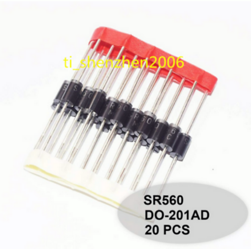 50PCS SR560 60V 5A SB560 DO-15 schottky diode | eBay