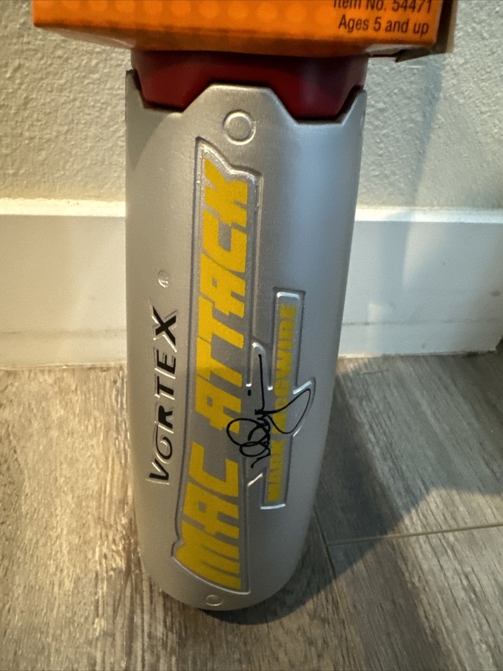 Vintage Nerf VORTEX Mark McGwire MAC ATTACK POWER BASEBALL Bat New Mint ...