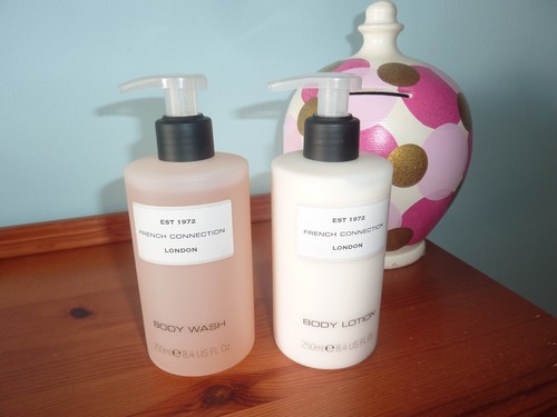 French Connection FCUK Vanilla Body Lotion 250ml Body Wash 250ml Pump ...