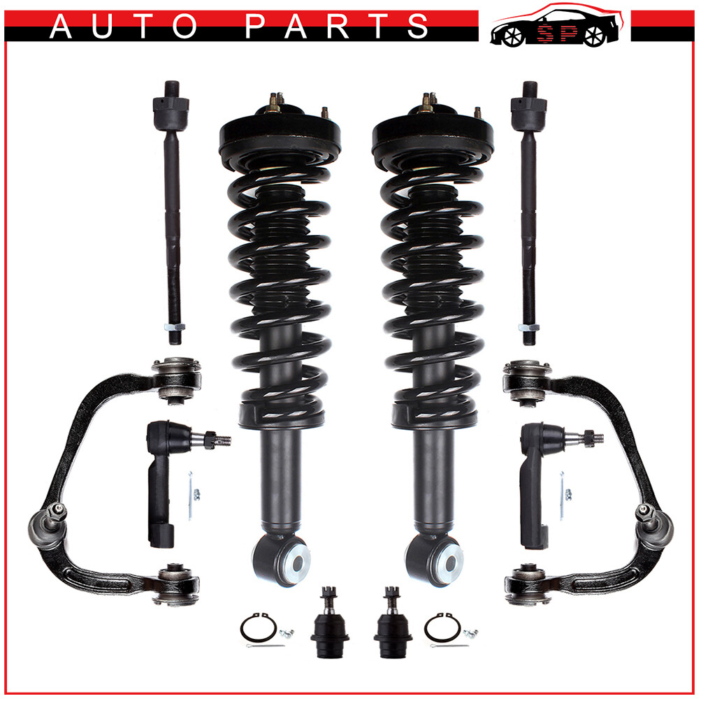 Fit 2009 10 11 12 2013 Ford F-150 Front Struts & Control Arms Ball ...
