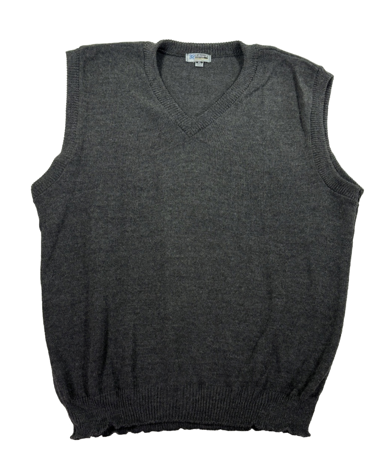 Edwards Andrew Rohan Gray Knit Sweater Vest Adult XL … - Gem