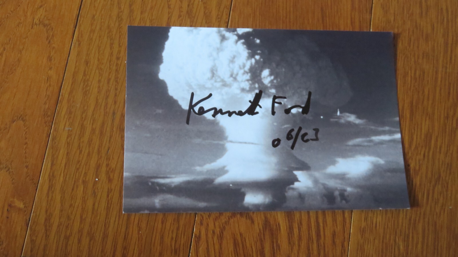 Kenneth Ford Autographed Hand Signed 4x6 Photo Physicist Developed H ...