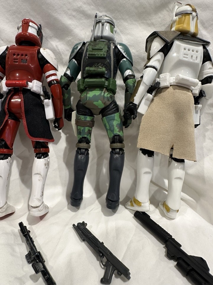 Star Wars Black Series Clone Commanders Lot (x7) 6” Action Figures | eBay