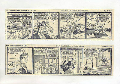 Li'l Abner by Al Capp - Hillbilly - 22 daily comic strips from Feb./March 1938 | eBay