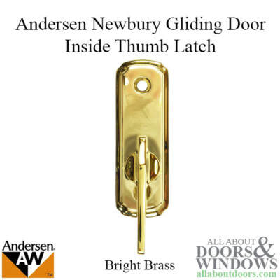 Andersen Thumb Latch For Sliding Doors Interior Thumb Latch Newbury ...