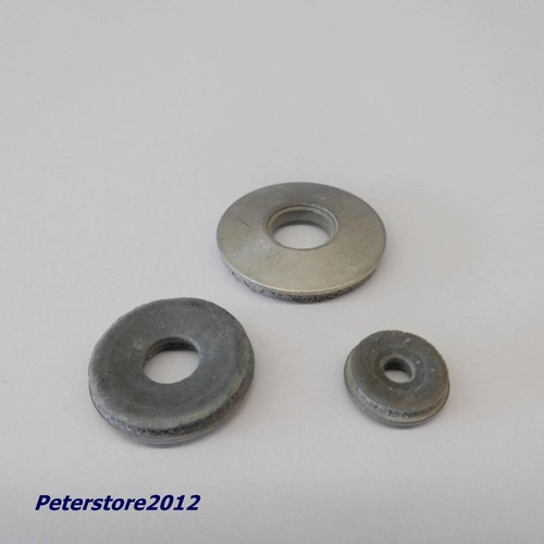 100 Dichtscheiben EPDM Edelstahl VA Dichtscheibe 4,8mm 5,3mm 6,2mm 6 ...