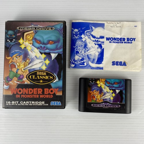 Wonder Boy in Monster World Sega Classics PAL Sega Mega Drive Complete ...