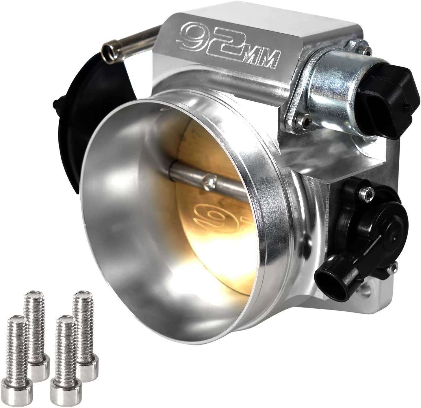 92mm Throttle body + TPS IAC Throttle Position Sensor For LSX LS LS1 ...