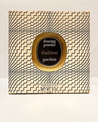 Guerlain RARE Vintage SHALIMAR Dusting Powder 8 oz NEW IN BOX **Free ...