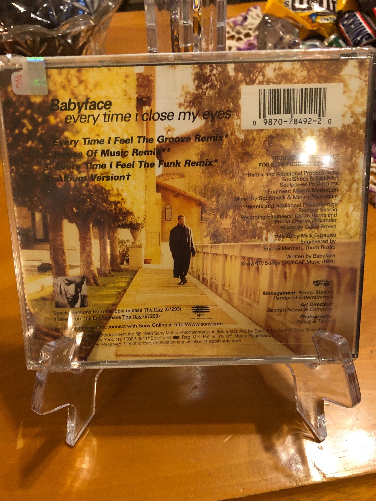 BABYFACE - Every Time I Close My Eyes (CD Single, 1996) Factory Sealed ...