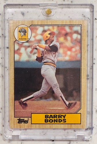 ** VERY RARE ** Barry Bonds Rookie Topps Card 1987 with 8 Errors. | eBay