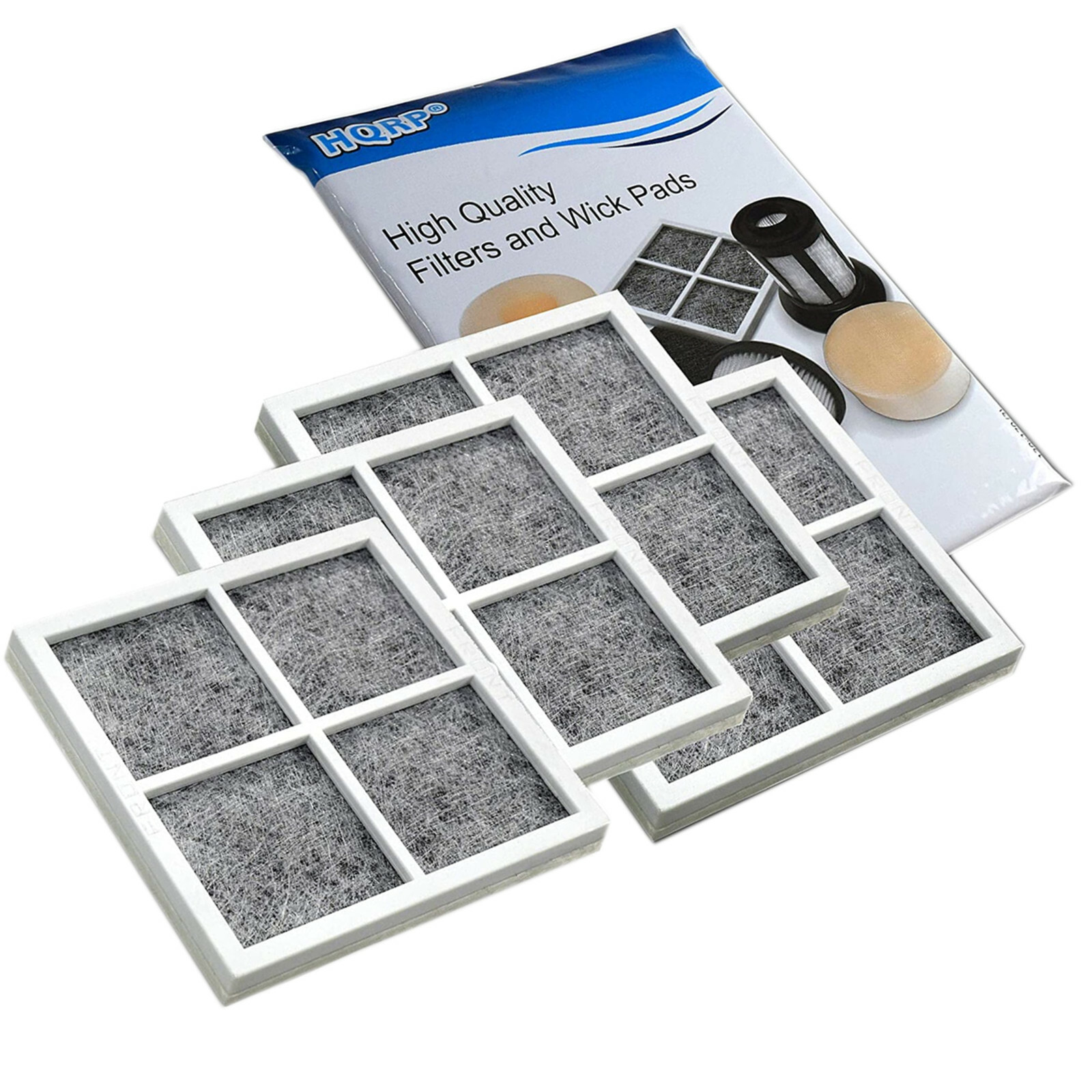 4-Pack HQRP Fresh Air Filter for LG LFX LMX LS Series Refrigerators ...