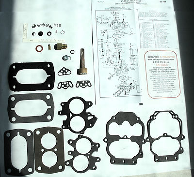 1960-76 CARB KIT CARTER BBD 2 BARREL MOPAR 225 213 313 318 DODGE NEW ...