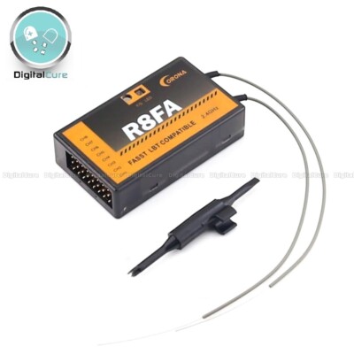 Corona R8FA 8-channel 2.4Ghz FASST Futaba Compatible Receiver | eBay
