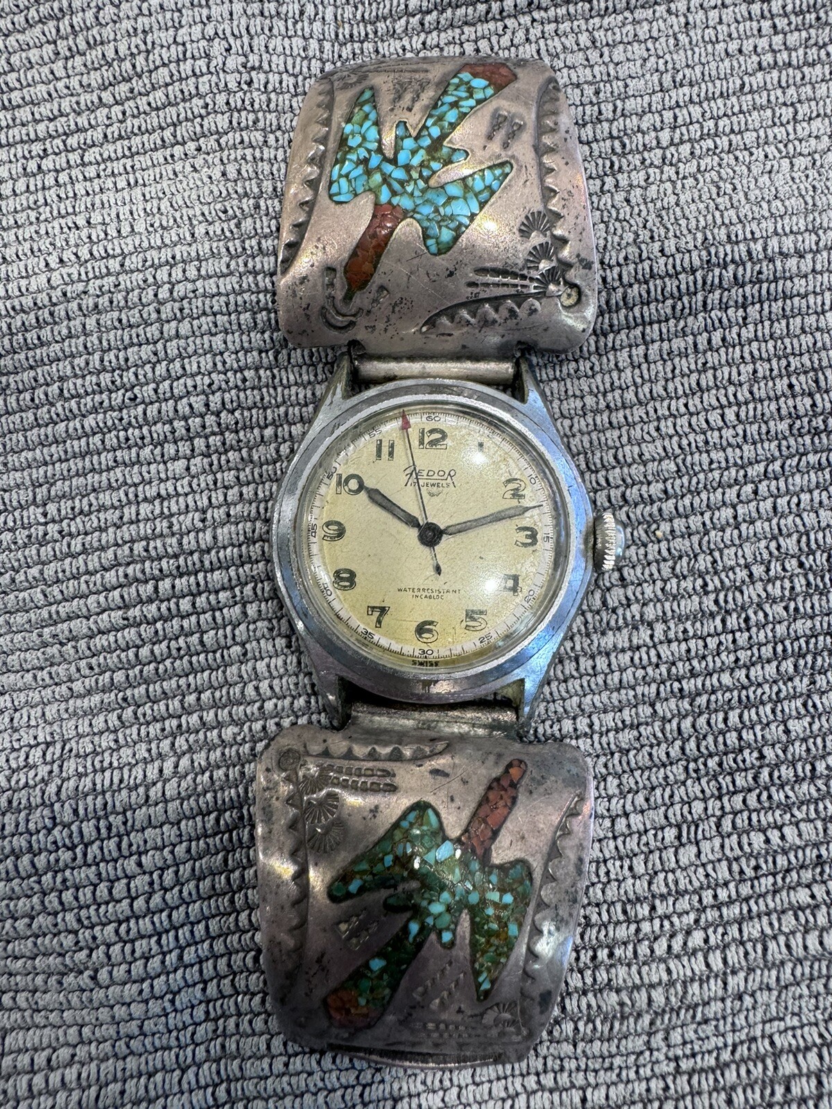 Fedor 17 Jewel Native American Peyote Bird Watch Tips… - Gem