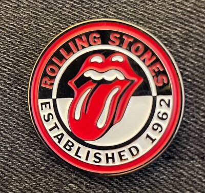 Rolling Stones - Since 1962 - Mick Jagger - Tongue - Enamel Pin | eBay