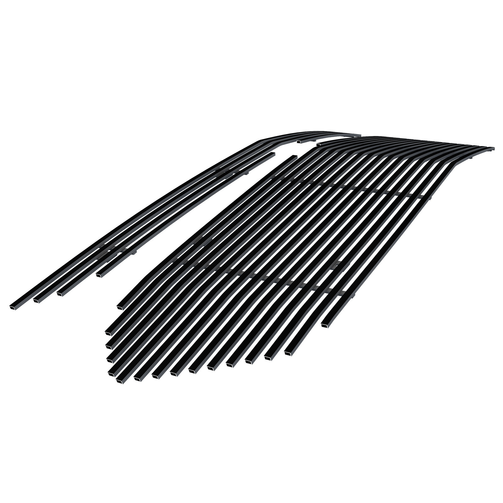 Fits 2018-2021 Chevy Traverse Upper Stainless Steel Black Billet Grille ...