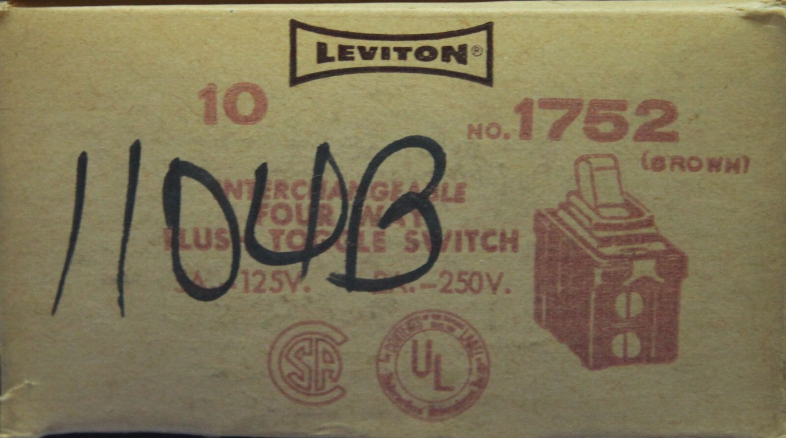 💡 Vintage Brown 4-Way Four-Way Toggle Switch Despard Interchangeable ...