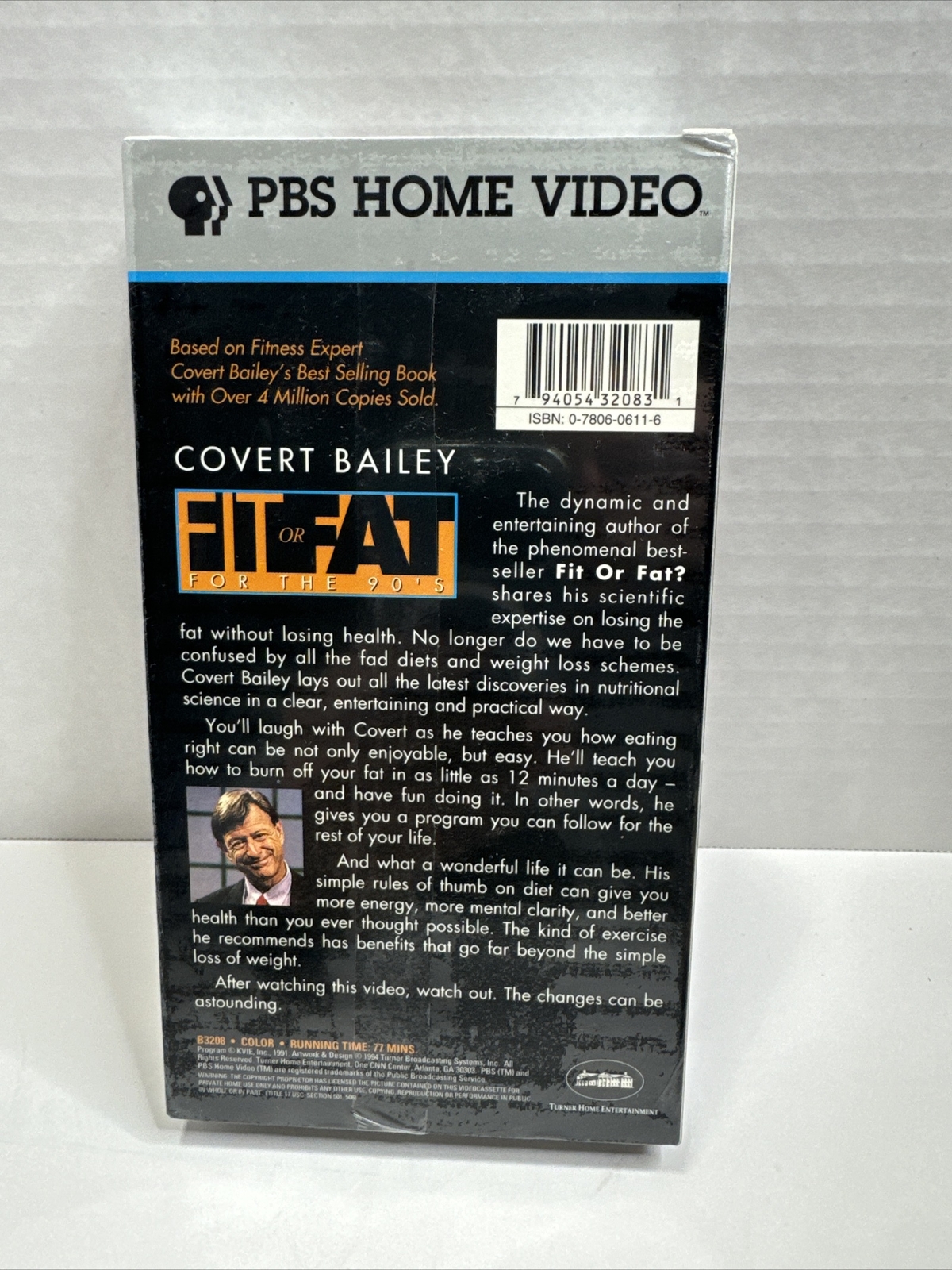 Fit or Fat For The 90's VHS PBS Home Video FITNESS EXPERT Covert Bailey ...