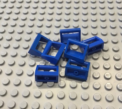 LEGO Tile Modified 1x2 with Handle Lot of 7 Blue | eBay