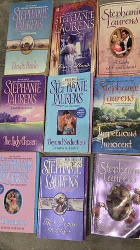 STEPHANIE LAURENS - Lot of 9 Paperback Novels Romance Books | eBay
