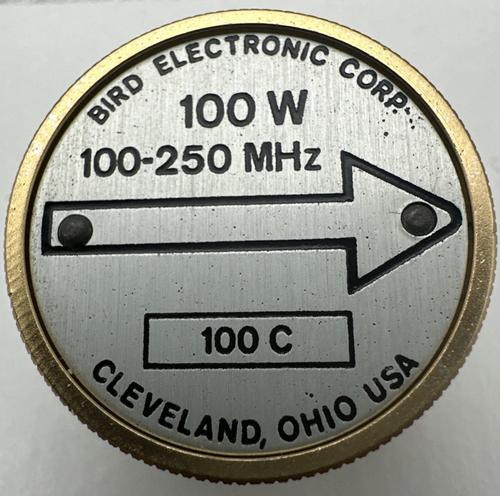 Bird 43 Thruline WattMeter Element 100W 100C 100-250MHz | eBay