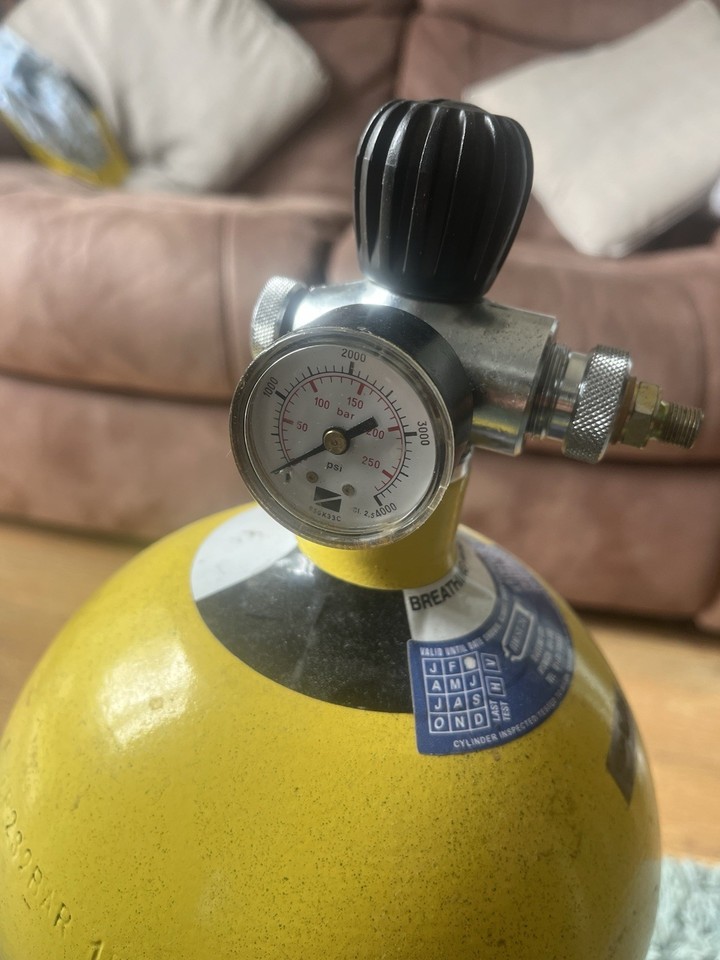 Faber 12L Steel air Cylinder. 232 Bar. Clean. PCP bottle | eBay UK