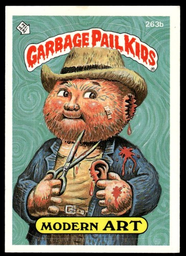 Garbage Pail Kids Series 7 1987 #263b Modern Art | eBay