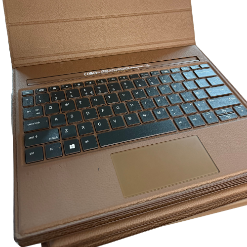 HP Elite X2 G4 Folio Leather Keyboard Brown 5ZP62AV | eBay UK