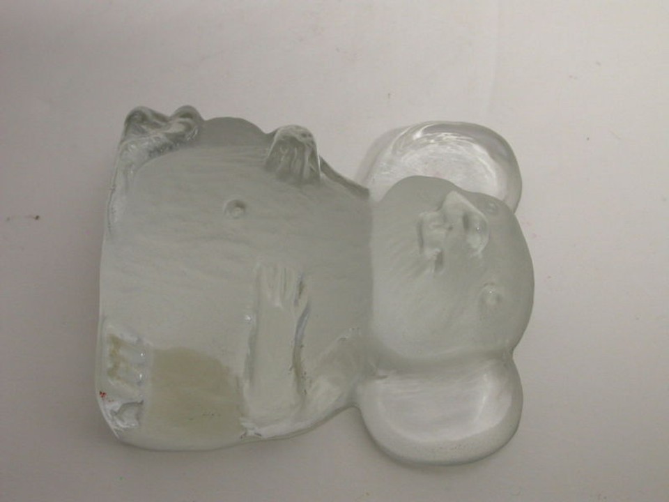 Viking Bookend Figural Mouse Clr Frost OL 3 7/8"T | eBay