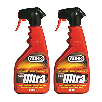 2 x Gunk Ultra Engine Car Parts Machine Degreaser Powerful Liquid ...