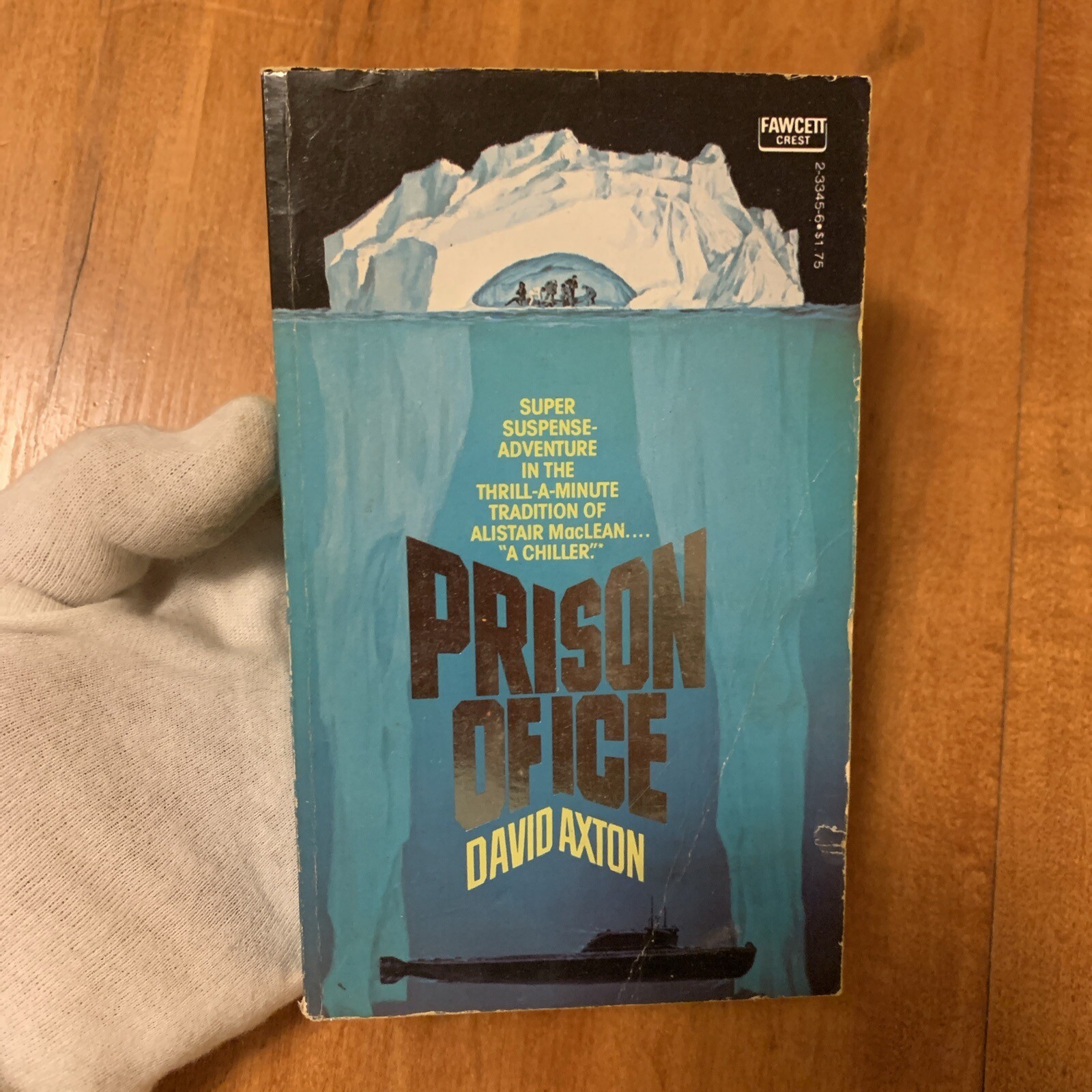 Prison of Ice by David Axton (Pen Name of Dean Koontz) 1st Print 1976 ...