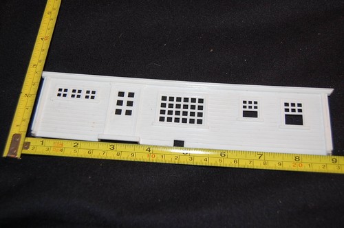 VINTAGE PLASTICVILLE HOUSE S OR O SCALE REAR WALL PARTS REPLACEMENT ...