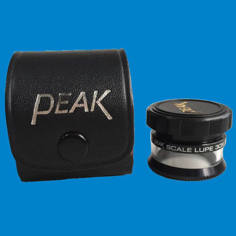 Original PEAK Scale Loupe 30x Portable Magnifier With Standard Scale ...