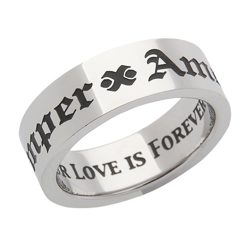 Semper Amemus Our Love Is Forever Wedding Couples Ring, Gifts For Men ...