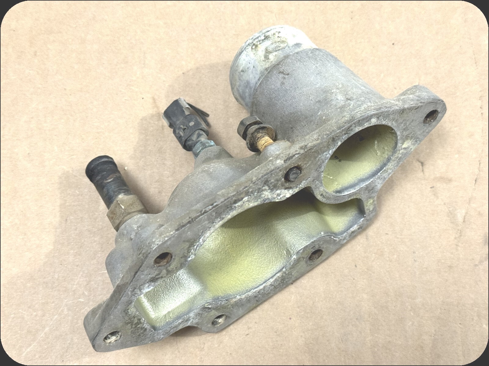 94-02 Dodge RAM V10 Thermostat Housing Aluminum 53020077 Factory for ...