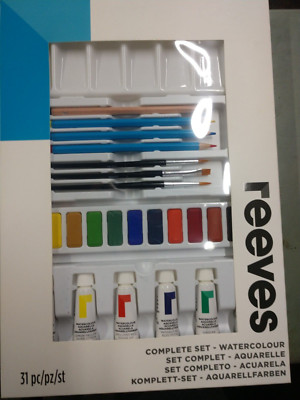 Reeves Complete Watercolor Set- Includes, Pencils, Brushes, Paints and ...