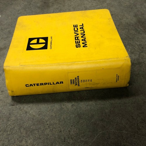 CAT 140G 12G 130G MOTOR GRADER SERVICE MANUAL INDUSTRIAL 5MD 13W 72V ...