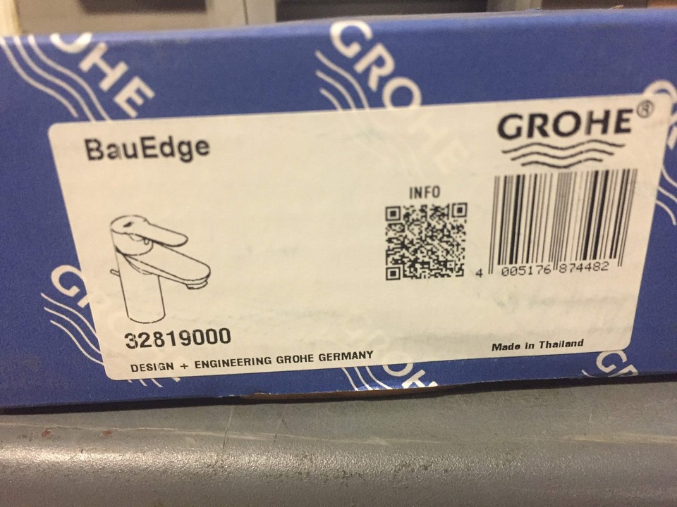GROHE 32819000 BAUEDGE SINGLE LEVER LAVATORY FAUCET (216687) | eBay
