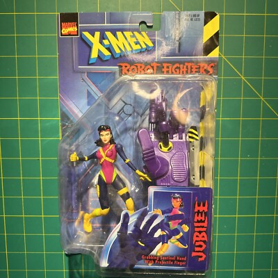 Marvel X-Men 97 Robot Fighters Jubilee Action Figure ToyBiz 1997 MOSC ...