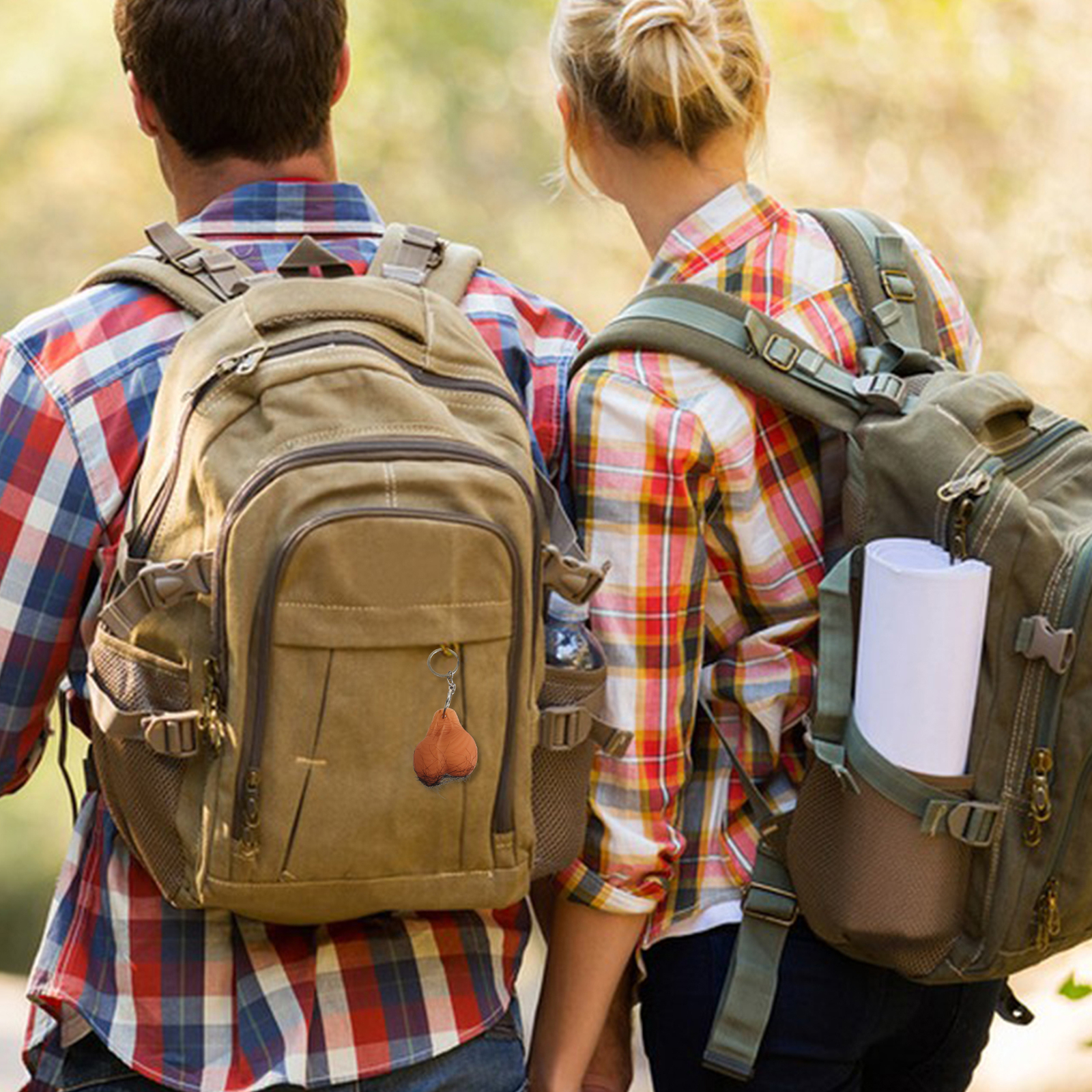 Decorative Keychain for Key Ring Pendant Silicone Car Rear View Mirror ...